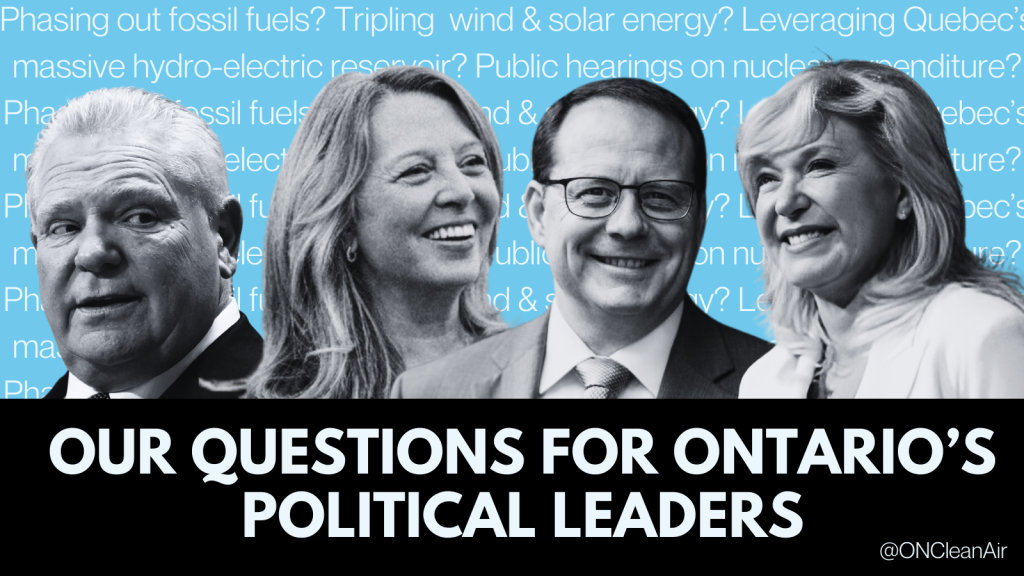 Four essential election questions - Ontario Clean Air Alliance